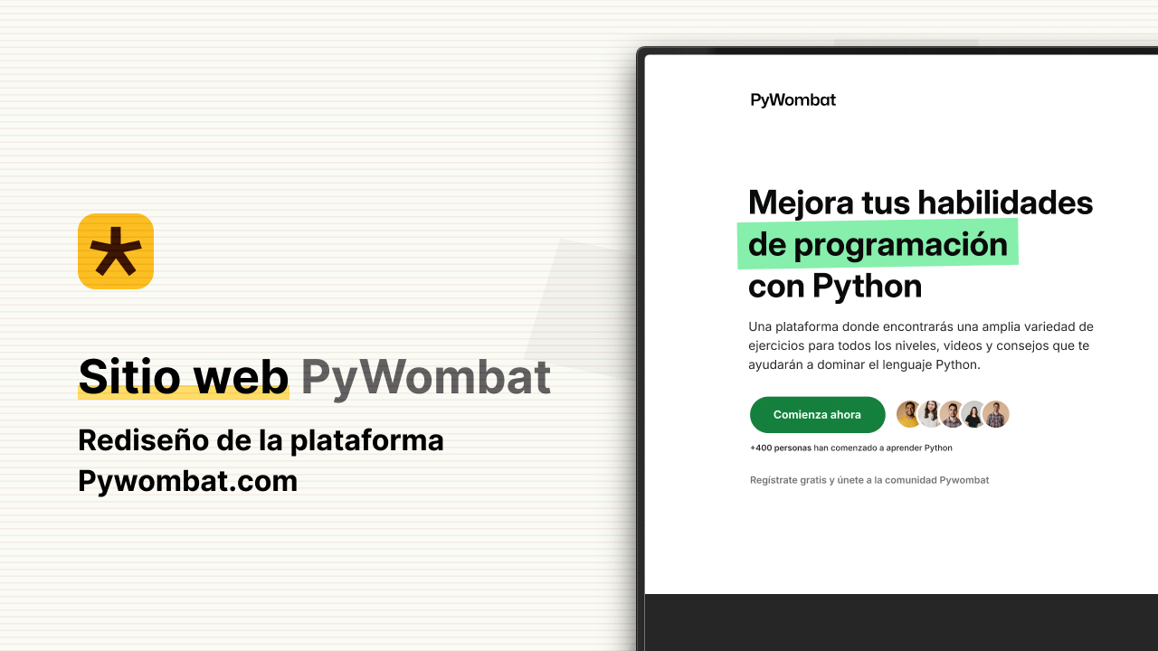 PyWombat - Mejora tus habilidades de programación con Python